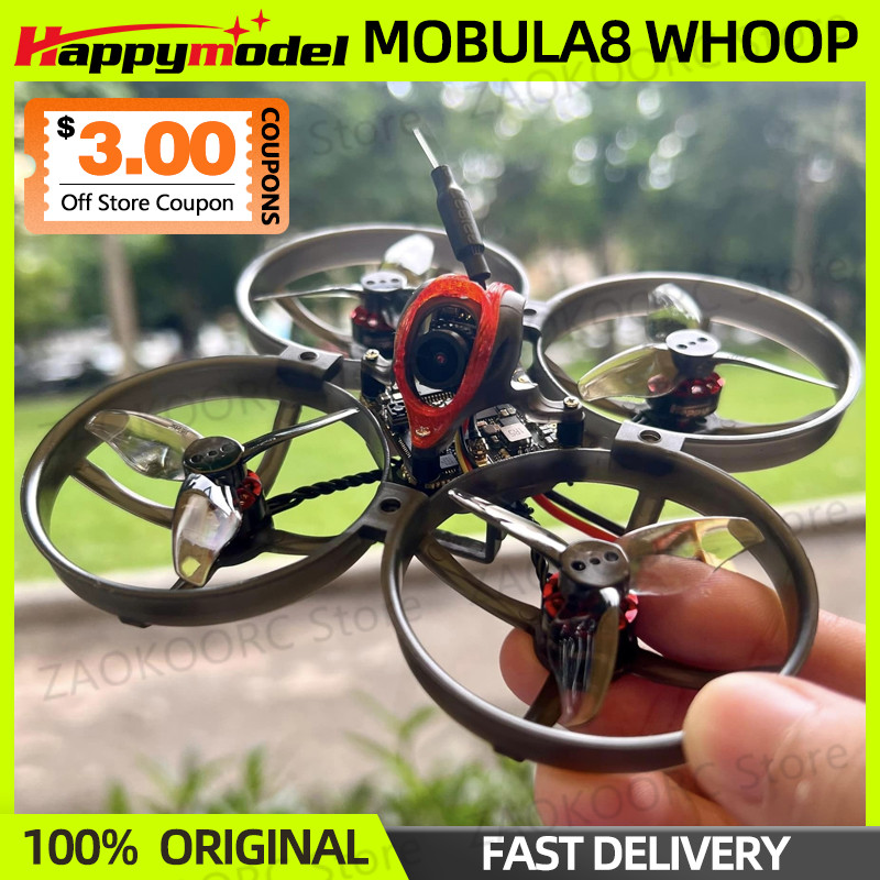 Happymodel Mobula8 Mobula 8 1-2S 85mm Micro ELRS FPV Drone Whoop ...