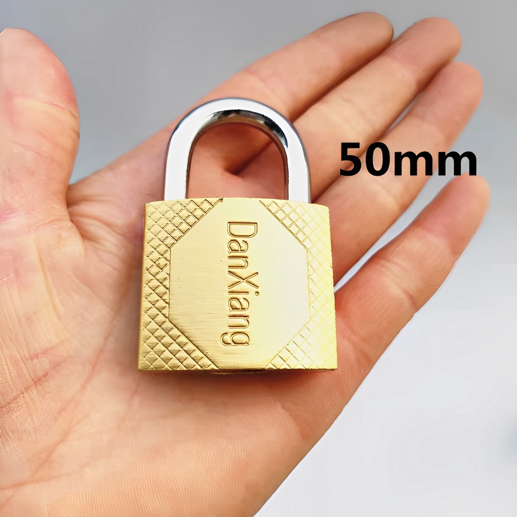 Heavy Duty Steel / Copper / Iron / Brass Padlock Security Lock Kunci ...