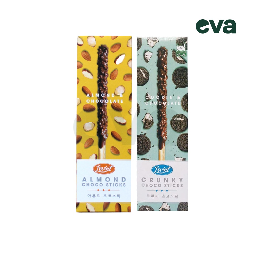 [KOREA MADE] LOVINT CHOCO STICK - ALMOND / COOKIES 54G | Shopee Malaysia