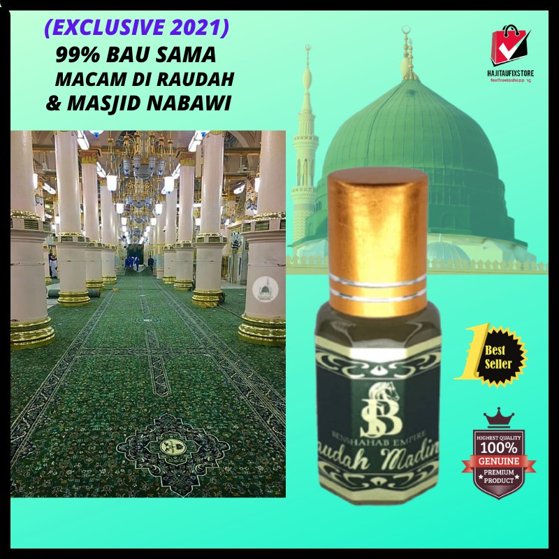(READY STOCK) PATI WANGIAN RAUDAH MADINAH,BENSHAHAB (100 % PURE ...