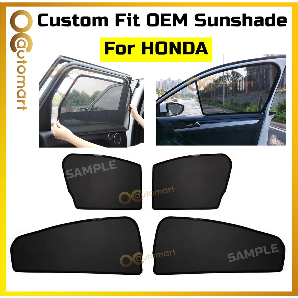 Honda Custom Fit OEM Magnetic Car Sunshade Sun shade for Honda City ...