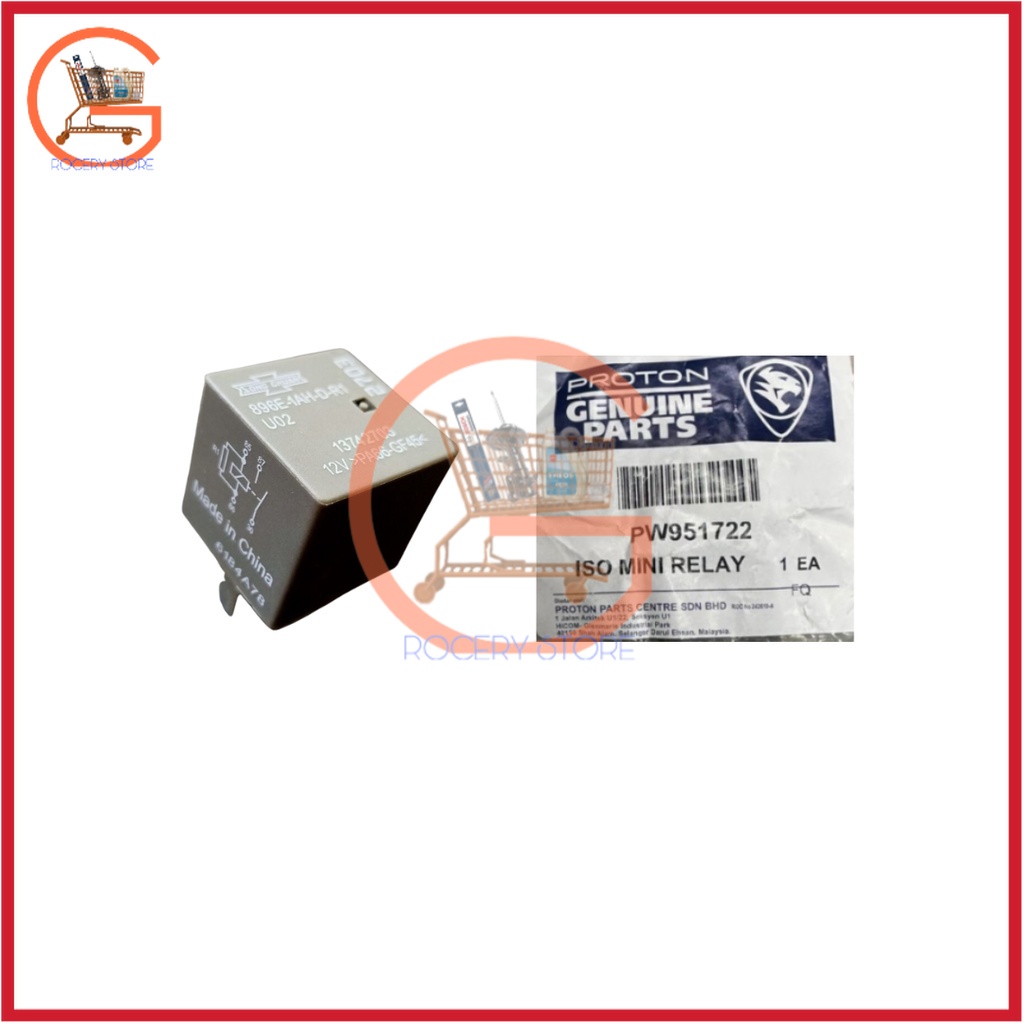 FAN ISO MINI RELAY 4PIN ORIGINAL PROTON PREVE SUPRIMA S (PW951722 ...
