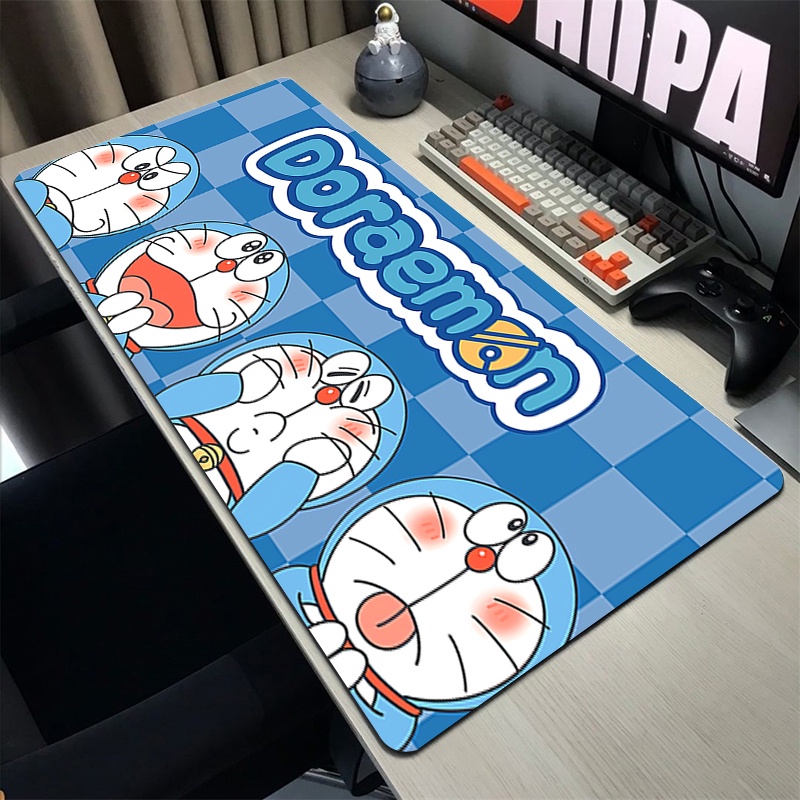 Doraemon Anime Mouse Pad Kawaii Cartoon Cute Pc Accessories Gamer ...