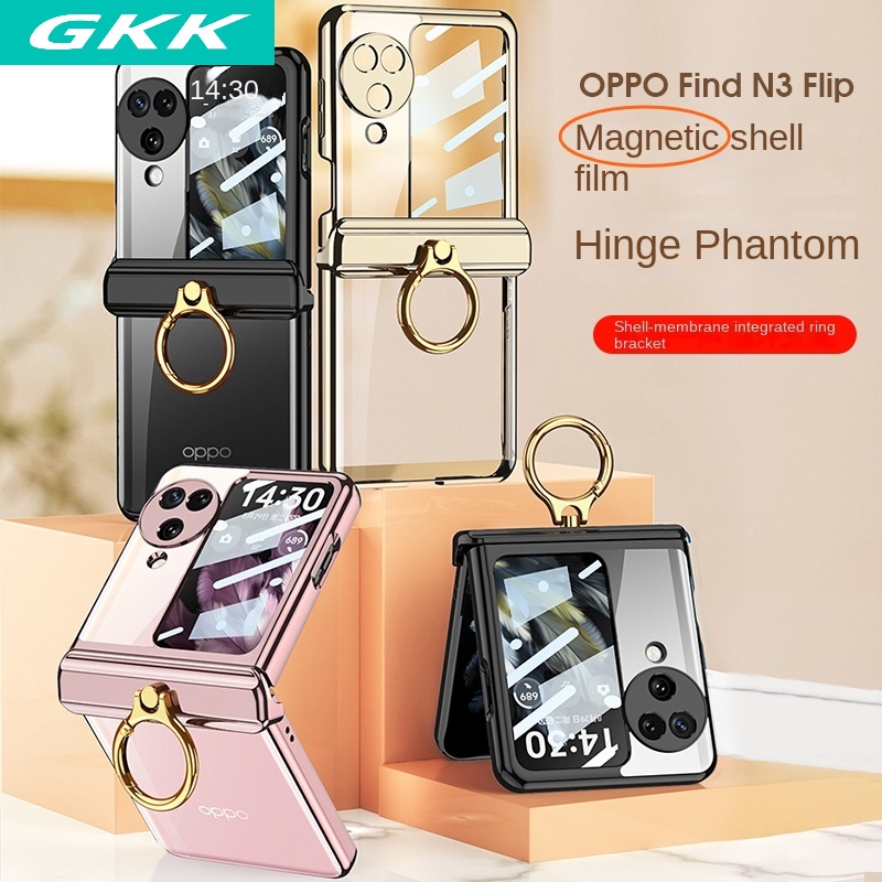 Hard Magnetic Casing N3Flip Bumper Flip Slim Plain With Ring Holder PC ...