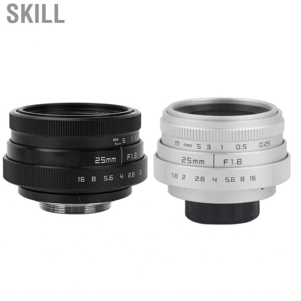 HEEPDD CCTV Camera Lens Vbestlife 25mm F1.8 Mini C Mount Wide Angle for ...