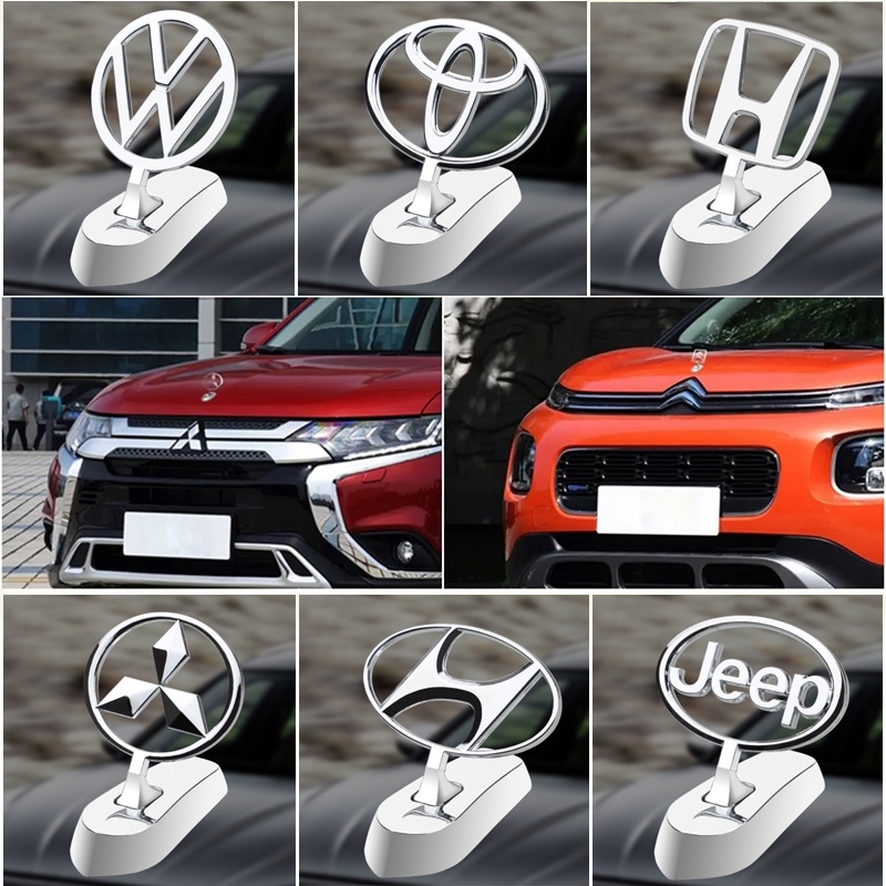 3D Sticker Car Emblem Badge Front Cover Bonnet Metal Hood Sticker Car ...
