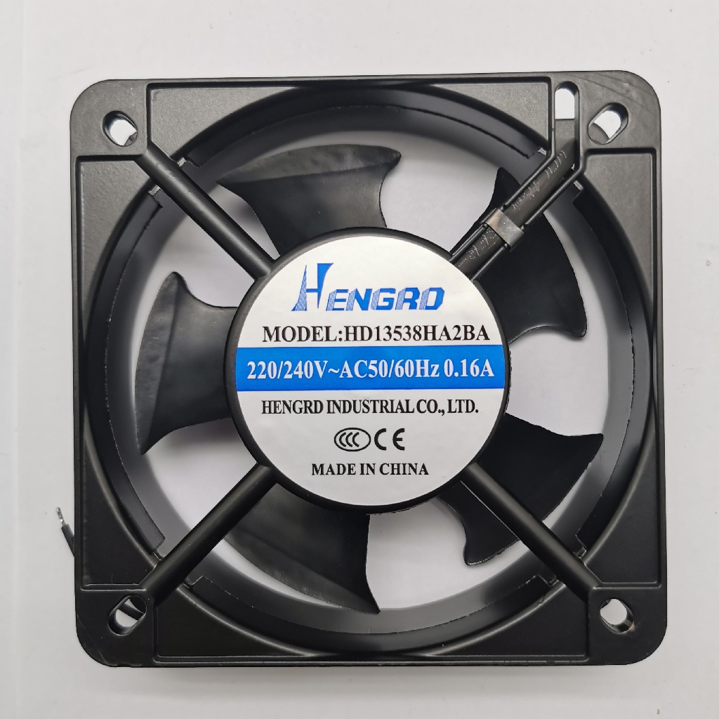 HENGRD 240VAC Axial Blower Fan with Ball Bearing 135 x 135 x 38mm (HD13538HA2BA) | Shopee Malaysia