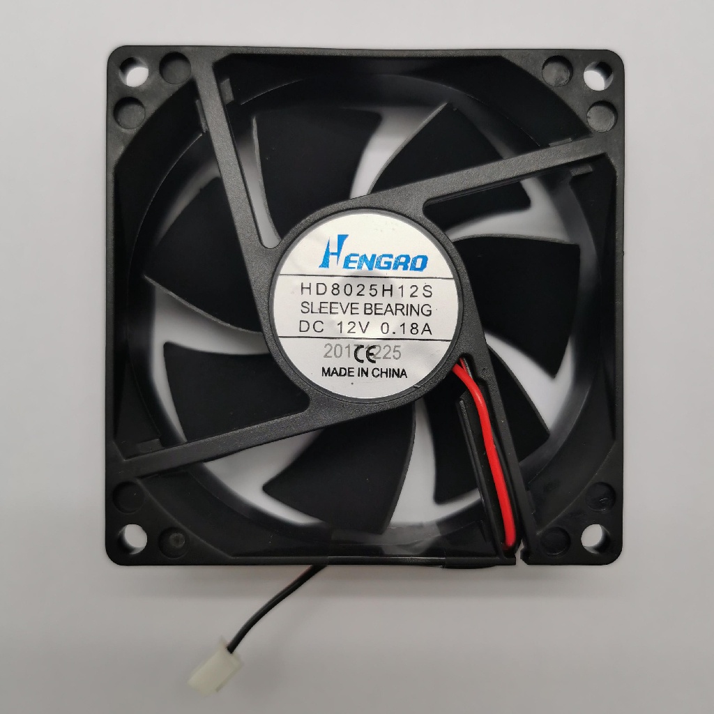 HENGRD 12VDC Axial Blower Fan with Sleeve Bearing 80 x 80 x 25mm (HD8025H12S) | Shopee Malaysia
