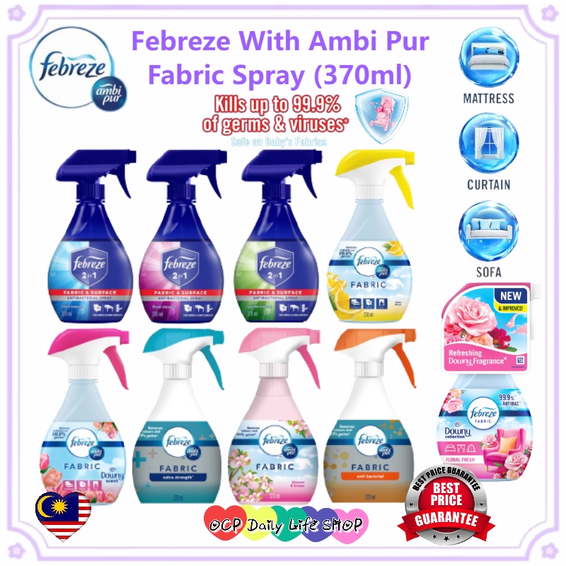 【NEW】FEBREZE 2 IN 1 FABRIC & SURFACE ANTIBACTERIAL REFRESHER SPRAY ...