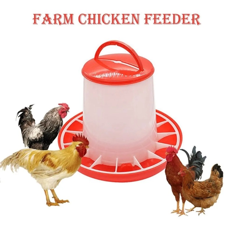 Automatic Chicken Feeder Drinker Fowl Chicken Bucket Poultry Breeding ...