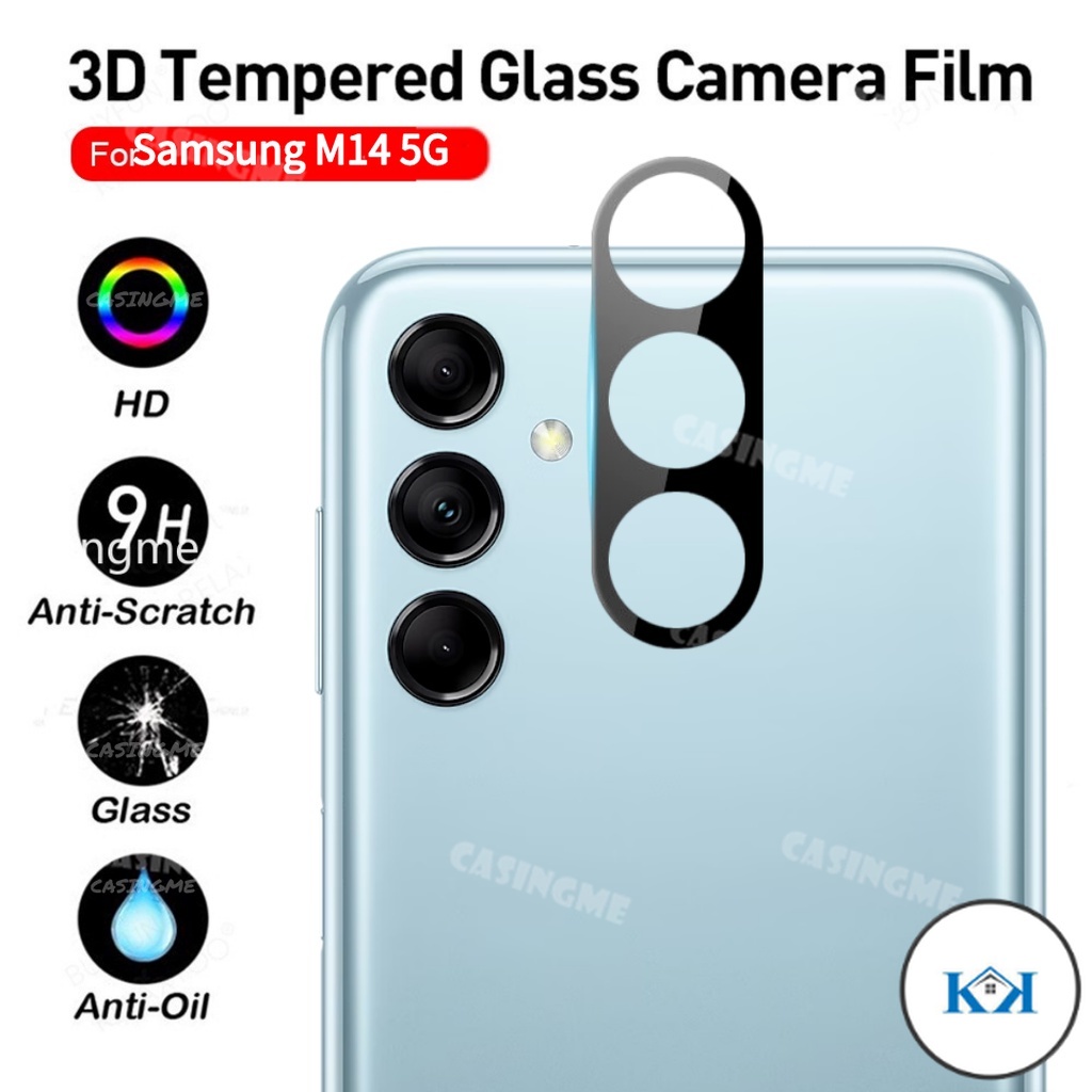 KK Samsung M14 5G 2023 Full Coverage 3D Camera Lens For Samsung Galaxy M14 M 14 SamsungM14 5G 4G ...
