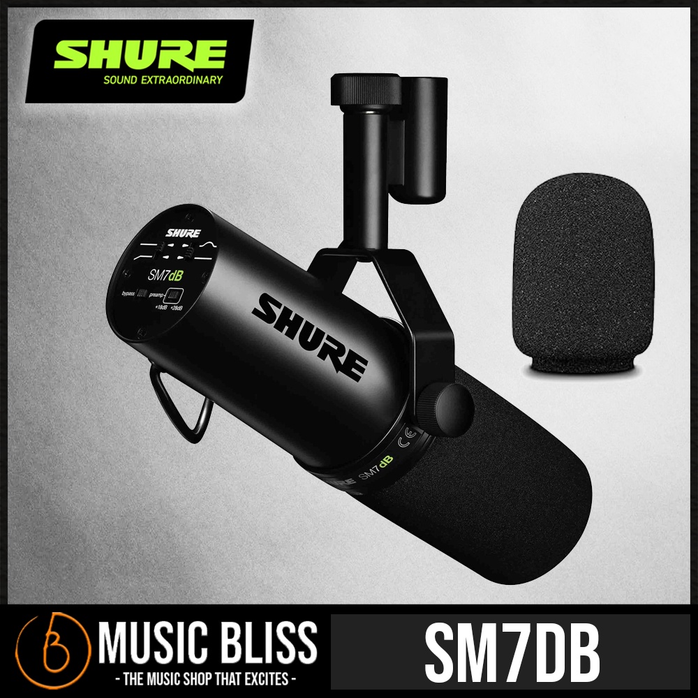 Shure SM7dB Active Dynamic Microphone (SM 7 dB) | Shopee Malaysia