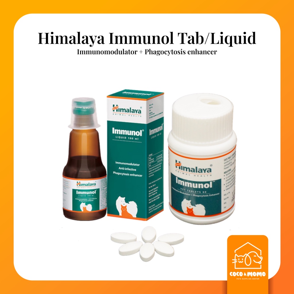 Himalaya ® Immunol ™ (Tablets/Liquid) Immune health supplement for dogs ...