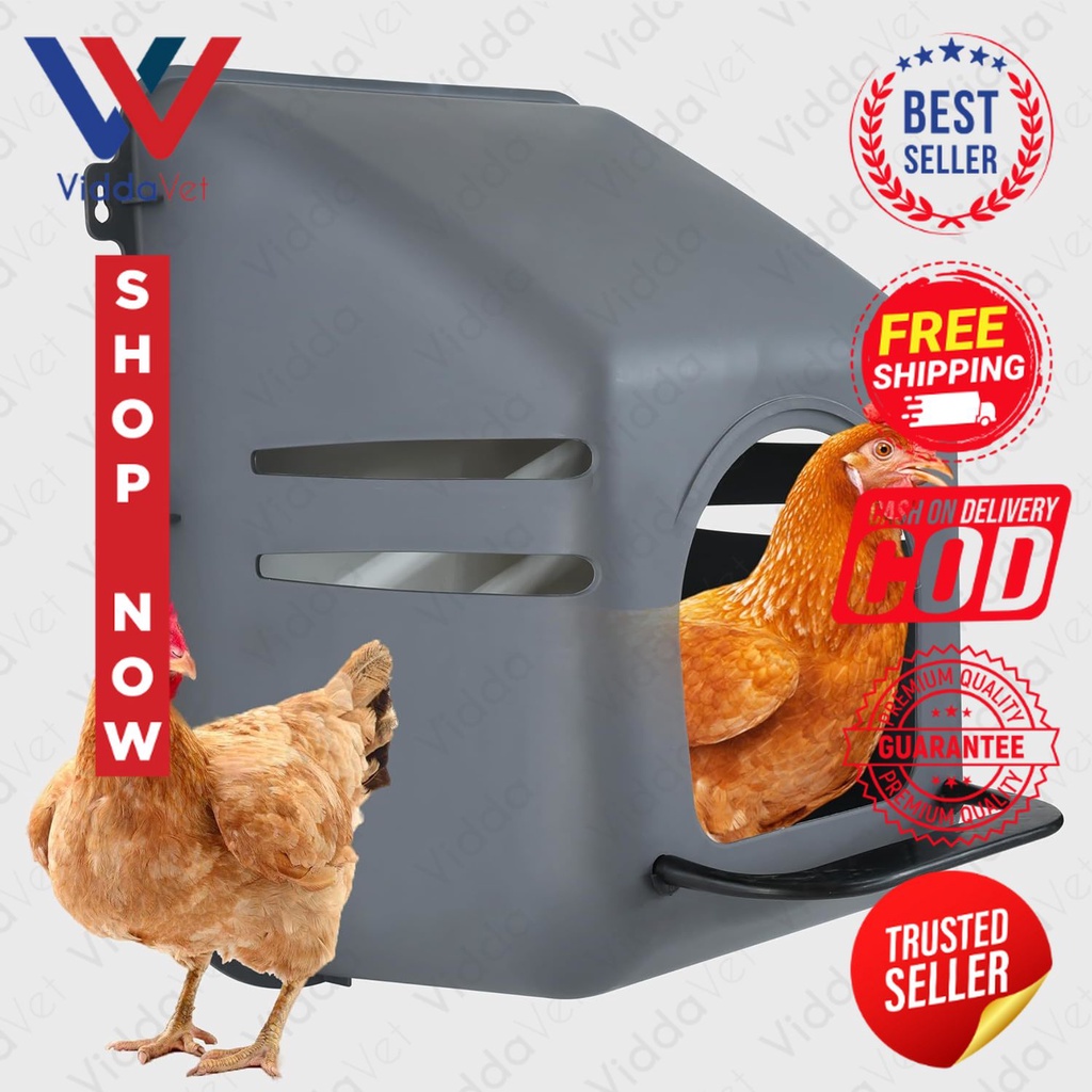 Plastic Chicken Haven - Cozy Nesting Box for Your Laying Hens | Shopee ...