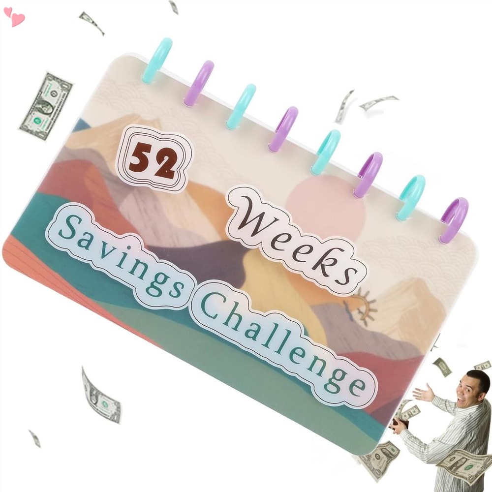 Savings Binder 52 Weeks, Money Saving Challenge Binder Money Saving Challenge Binder Inserts ...