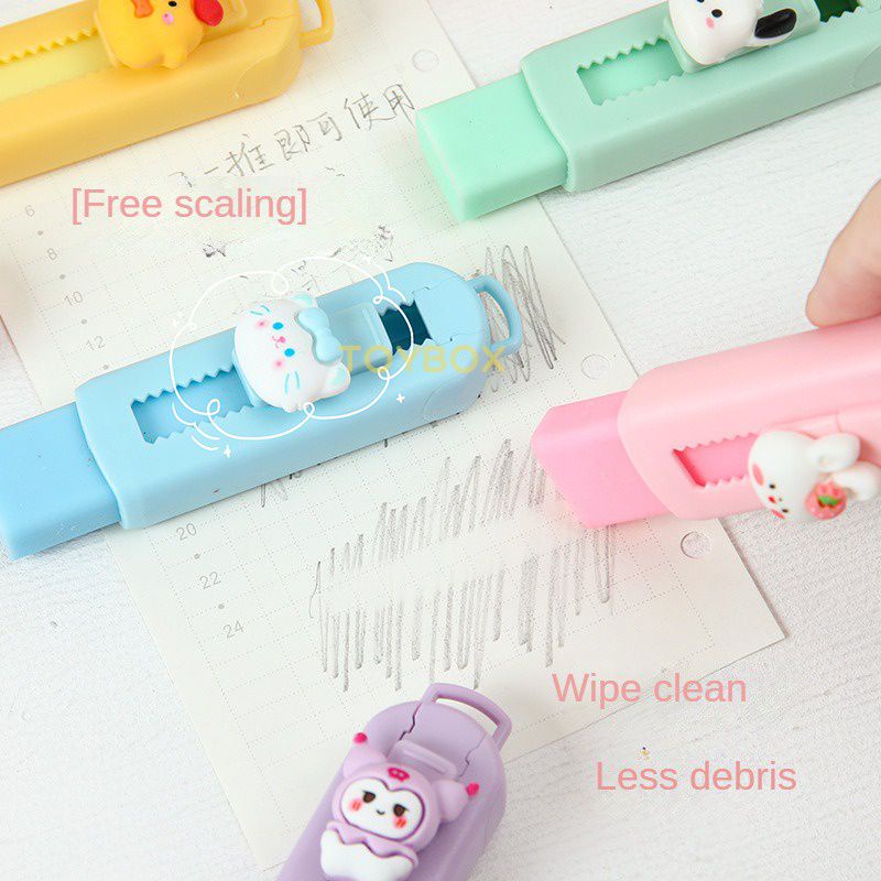 Sanrio Push Pull Eraser Kuromi My Melody Macaroon Color Eraser ...