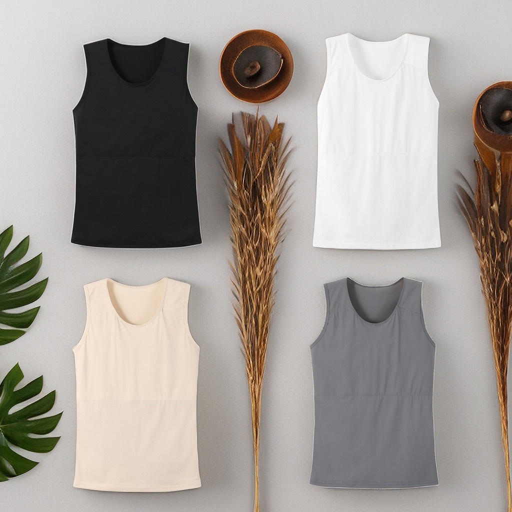 Pullover Chest Binder Women Tank Top Cotton Breast Binder Flatness ...