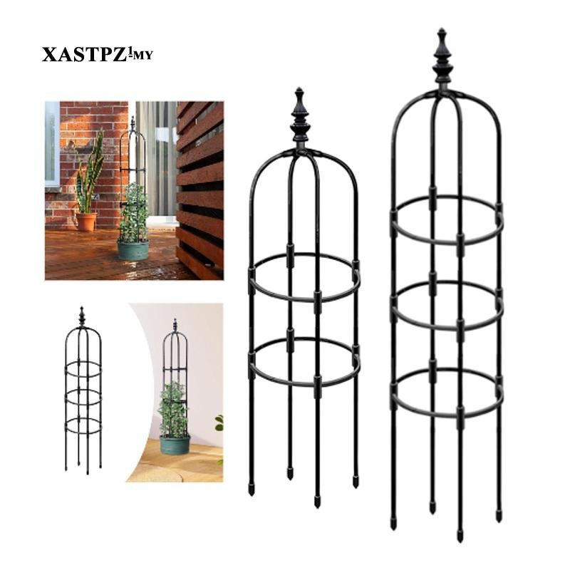 [ Garden Trellis for Climbing Plants Metal Obelisk Trellis Decorative ...