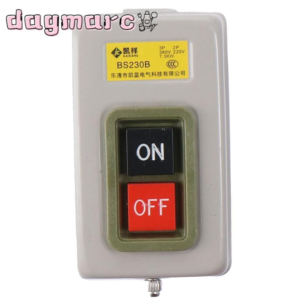 DAGMARC On/ Start Stop Switch, AC 220V/380V 10A Push Button Switch ...
