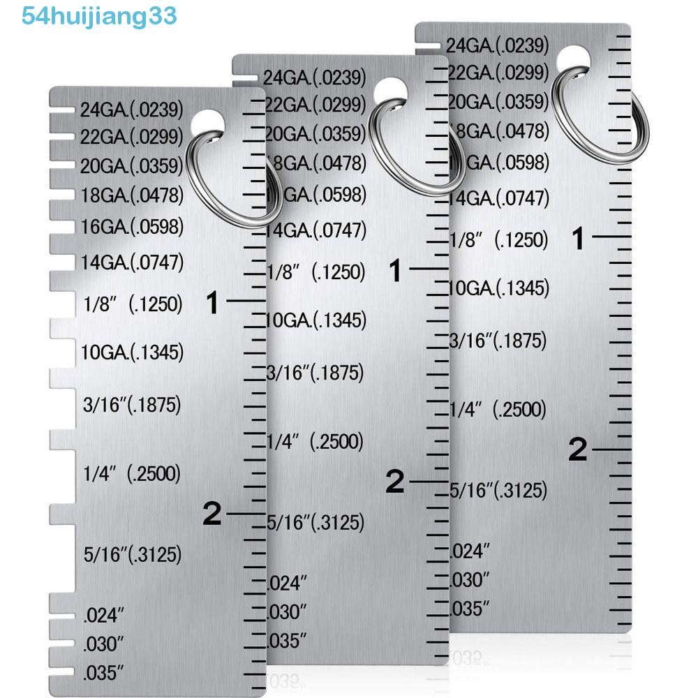 HUIJIANG Thickness Ruler Gauge Diameter Measurer Tool Thickness ...