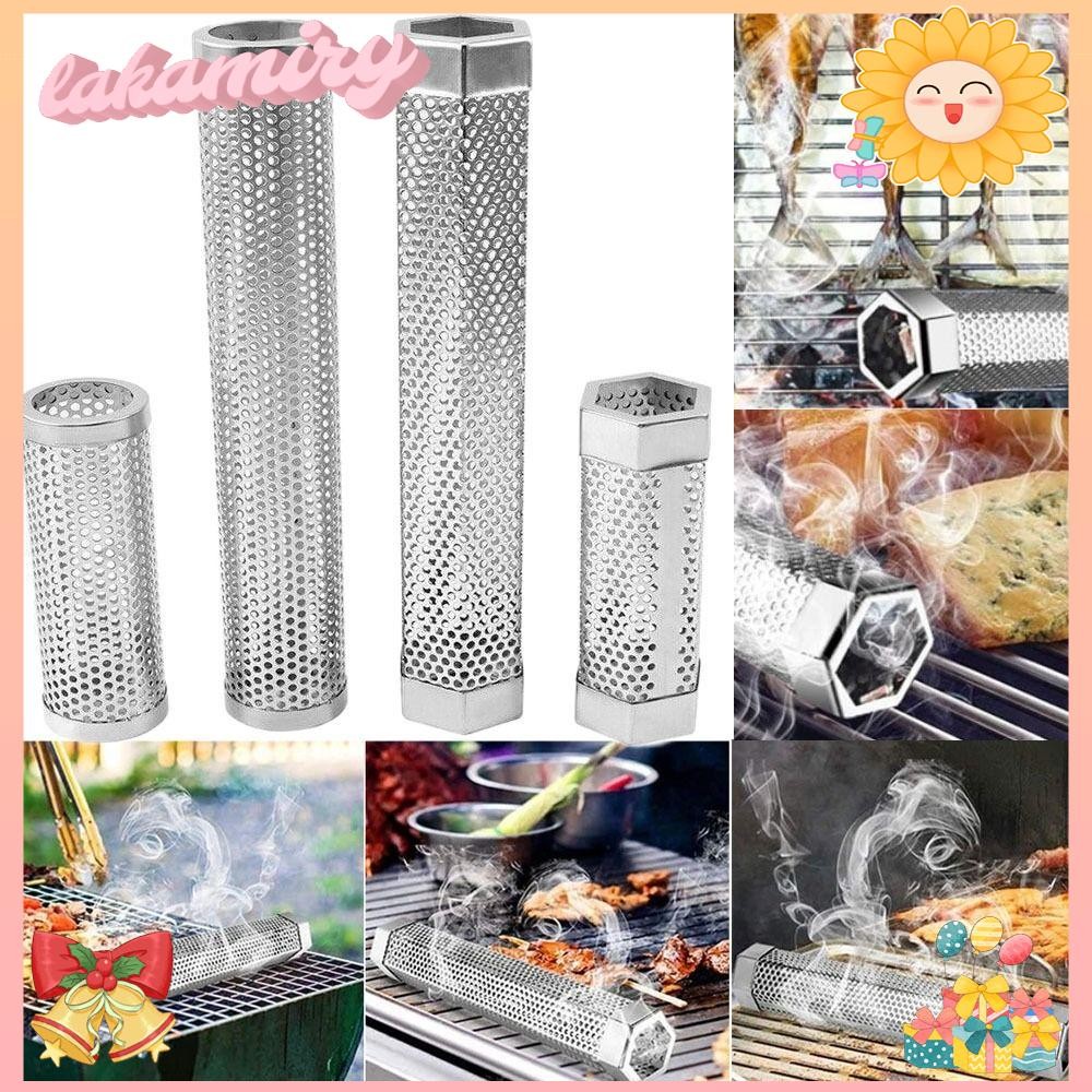 LAKAMIRY Smoked Spice Tube Barbecue Box Smoked Box Filter Gadget ...