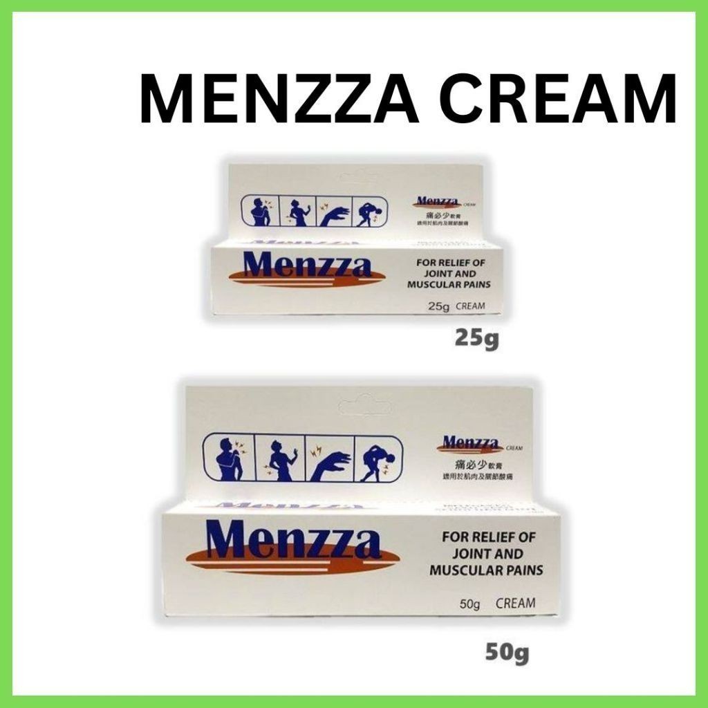 Menzza Cream (Relief of Joint and Muscular pains) (25g/50g) | Shopee ...