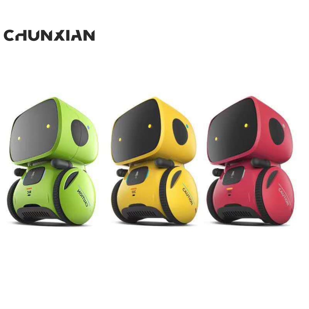 Emo Robot Smart Robots Dance Voice Command Sensor Singing Dancing Repeating Robot Toy For