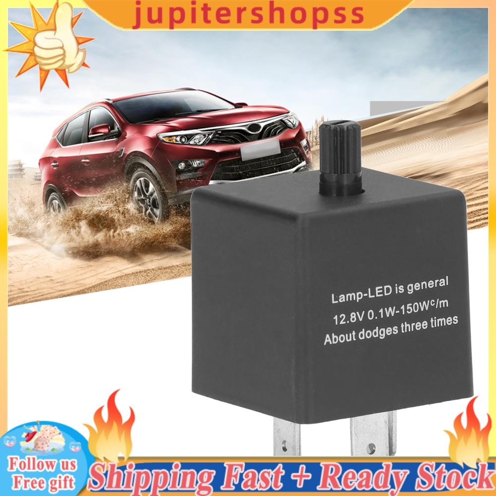 Jupitershopss Shanrya Electronic Flasher Relays 3 Pin LED Relay 45-75 ...
