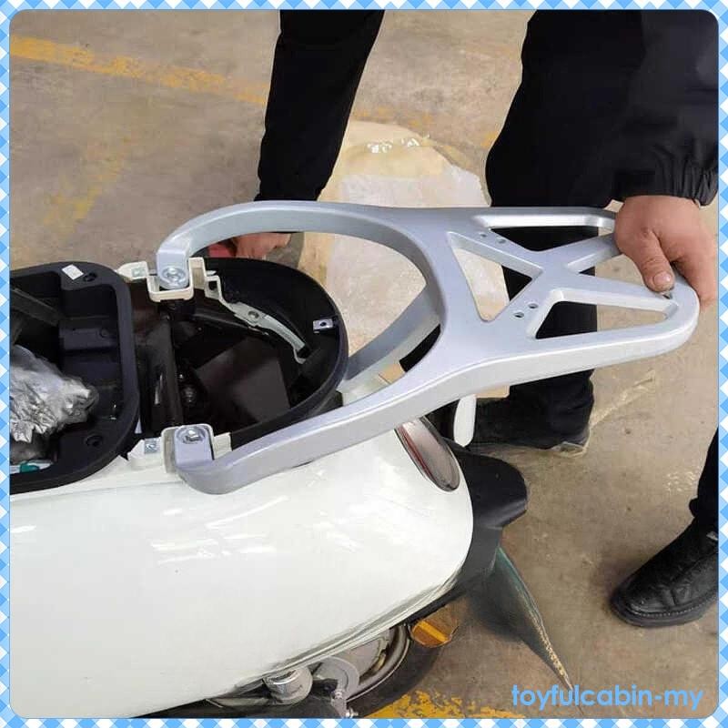 [ToyfulcabinMY] Motorcycle Rear Rack Rear Carrier Heavy Duty Aluminum ...