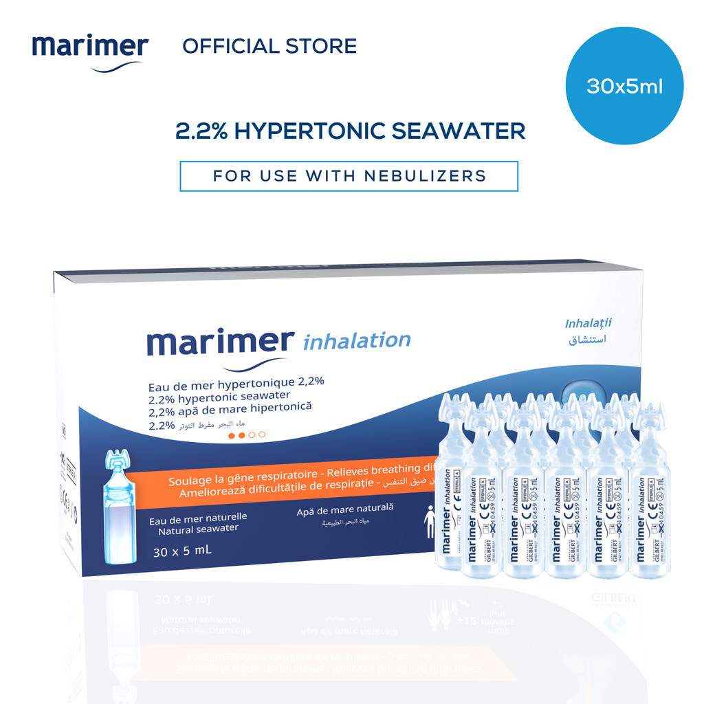 Marimer Inhalation Unidose - Hypertonic (5ml x 30 nebules) | For babies ...