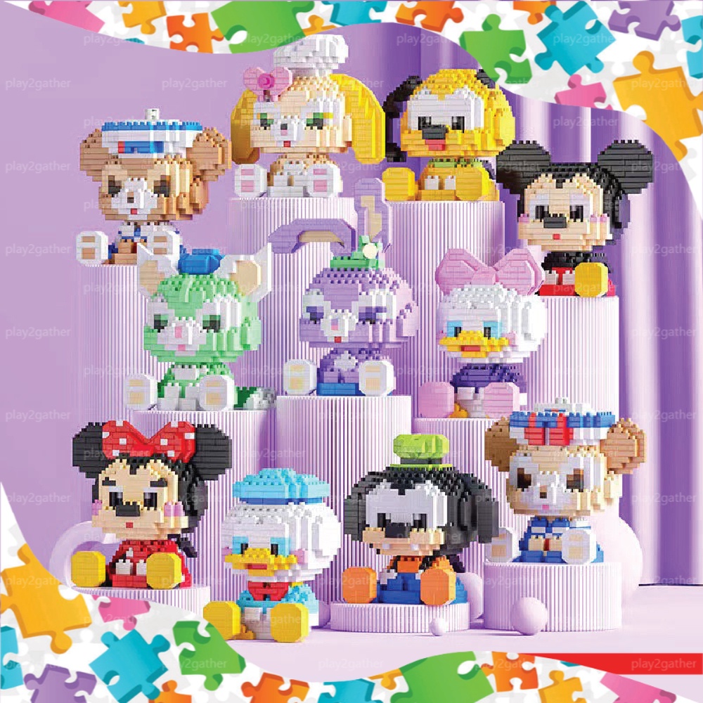 Cute Bricks Make A Wise Life Mini Nano Blocks Cartoon Series Decoration ...
