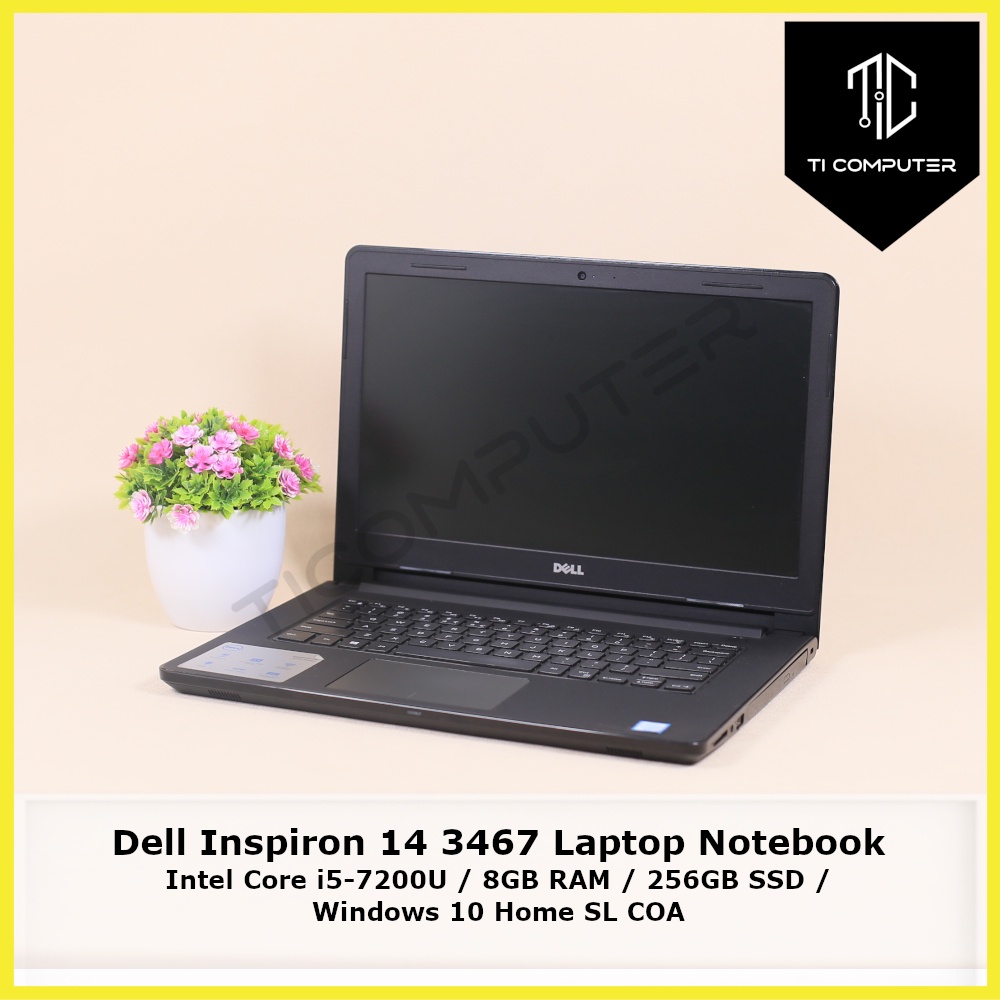 Dell Inspiron 14 3467 Intel Core i5-7200U 2.5GHz 8GB RAM 256GB SSD Refurbished Laptop Notebook ...