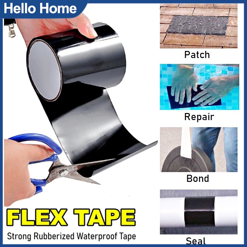 Stock!! Stop Leak Waterproof Tape Adhesive Seal Gam Rubberized Repair ...