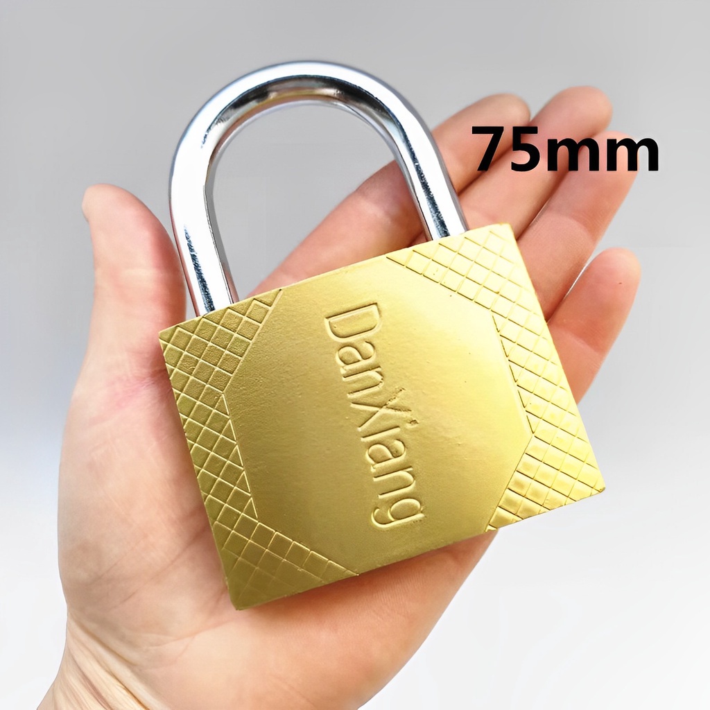 Heavy Duty Steel / Copper / Iron / Brass Padlock Security Lock Kunci ...