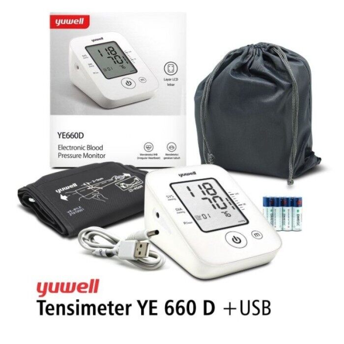 YUWELL YE660D ELECTRONIC BLOOD PRESSURE MONITOR (5 years local warranty ...