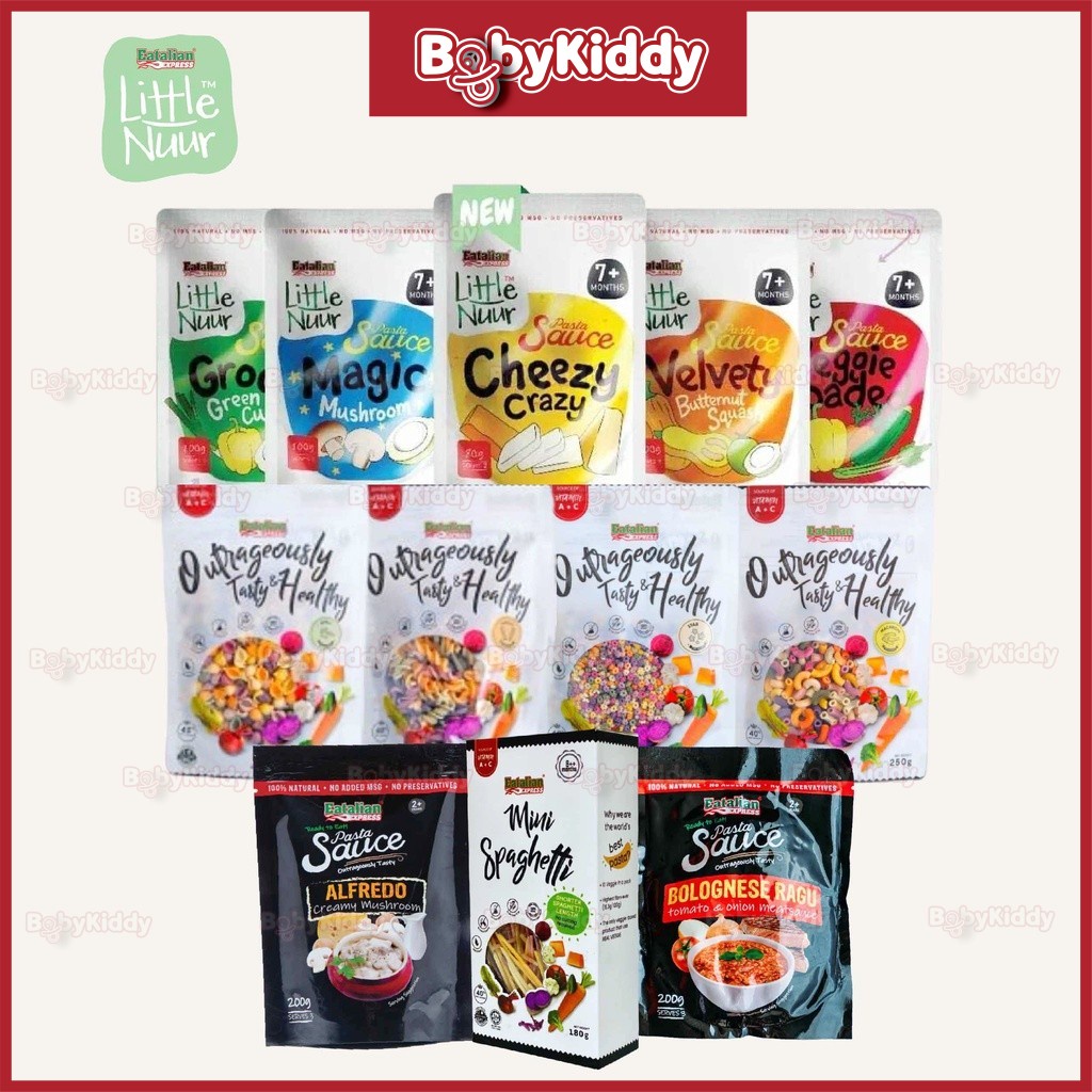 Eatalian Express Food Little Nuur Pasta Baby | Sos Pouch Ready To Eat ...