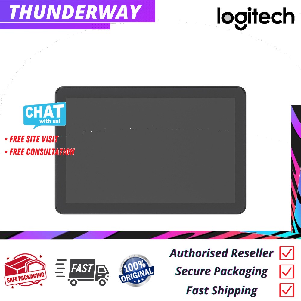 LOGITECH TAP Scheduler Graphite Meeting Room Booking System (952-000091 ...
