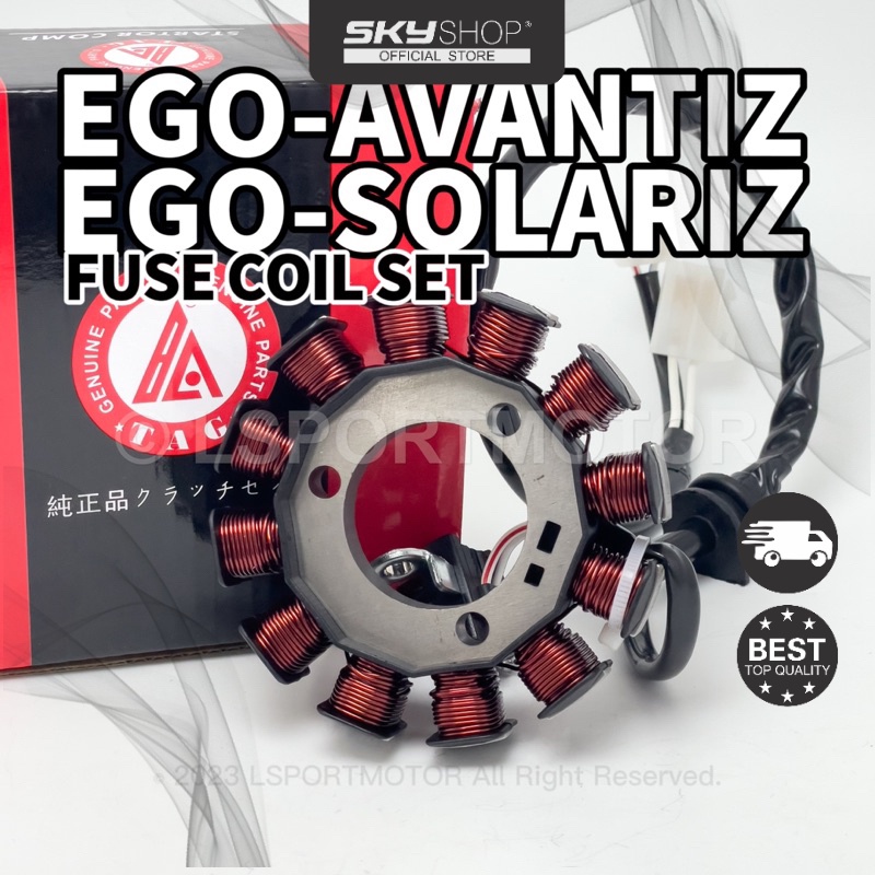 YAMAHA EGO-AVANTIZ / SOLARIZ FUSE COIL SET STARTER ASSY MAGNET COIL ...