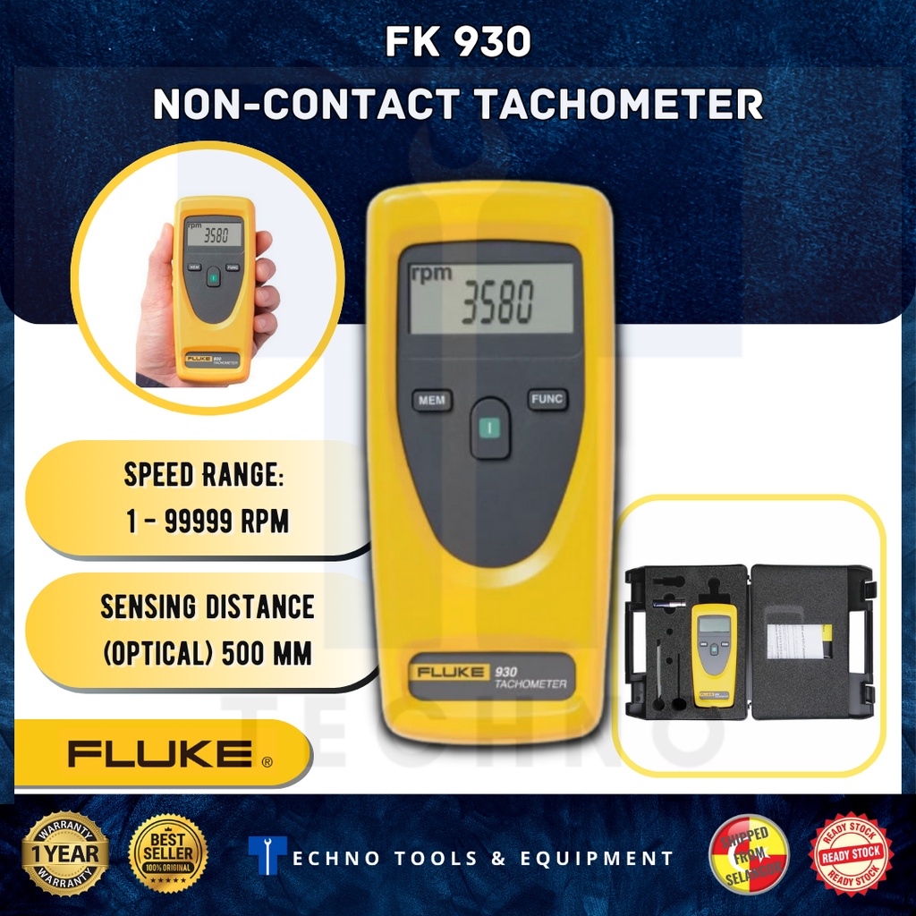 FLUKE 930 Non-Contact Tachometer | Shopee Malaysia