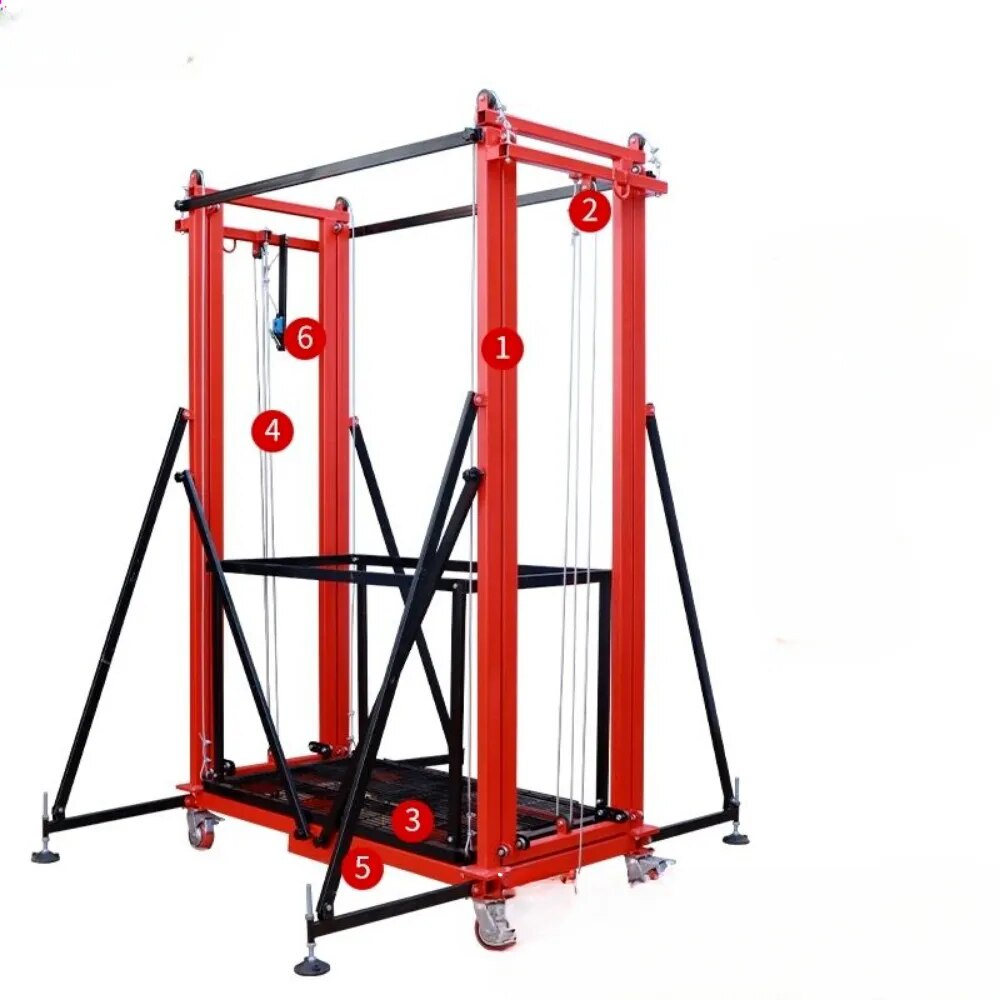 Electric lifting scaffold lifting lifting car folding electric ...