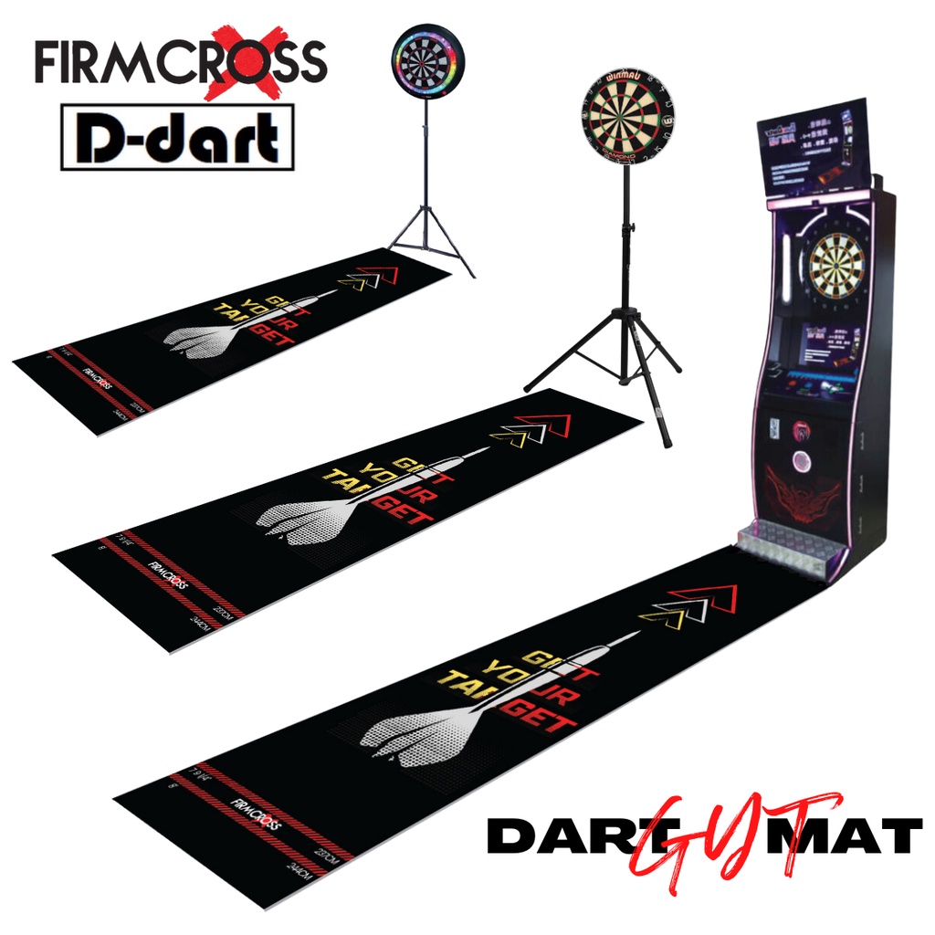 FIRMCROSS Dartboard Mat - GYT Poly Professional Dart Mat/Carpet with ...
