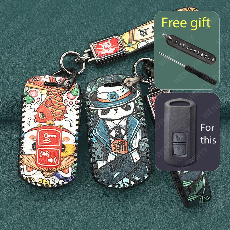 Leather PU Motor Remote Key Cover Case for HONDA PCX 150 VARIO SH125 ...