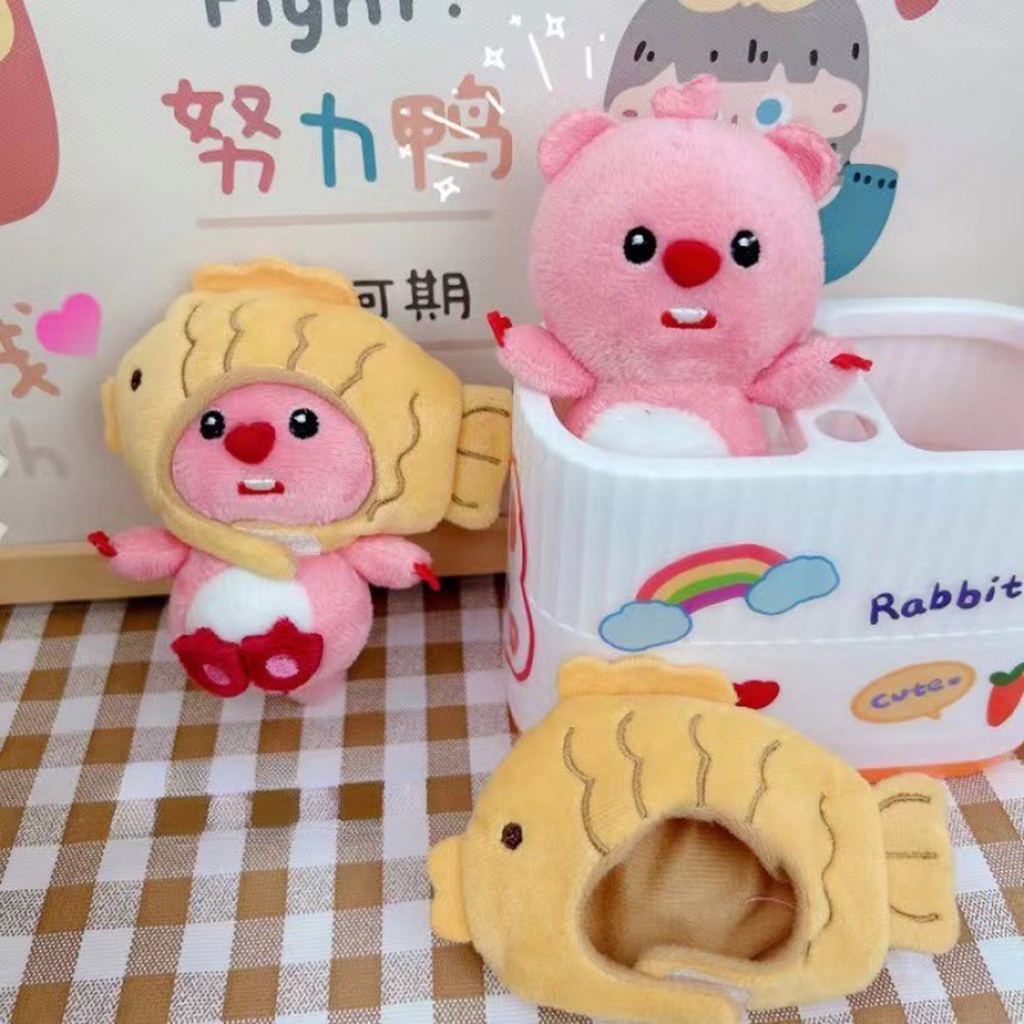 Cute Loopy Plush Toys Lovely Korea Style Pink Little Beaver Doll Kawaii ...