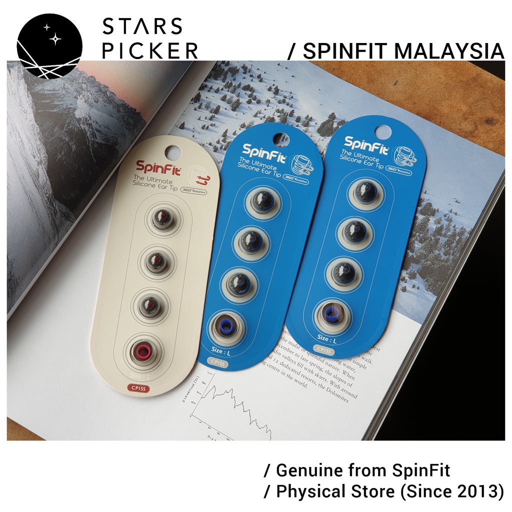 SpinFit CP155 CP-155 Premium Silicon Eartips Ear Tips Earbuds for In ...