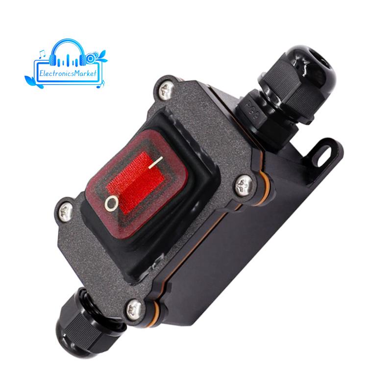 🔥1 Piece Waterproof Inline Switch 12V DC 20A High Current Power ...