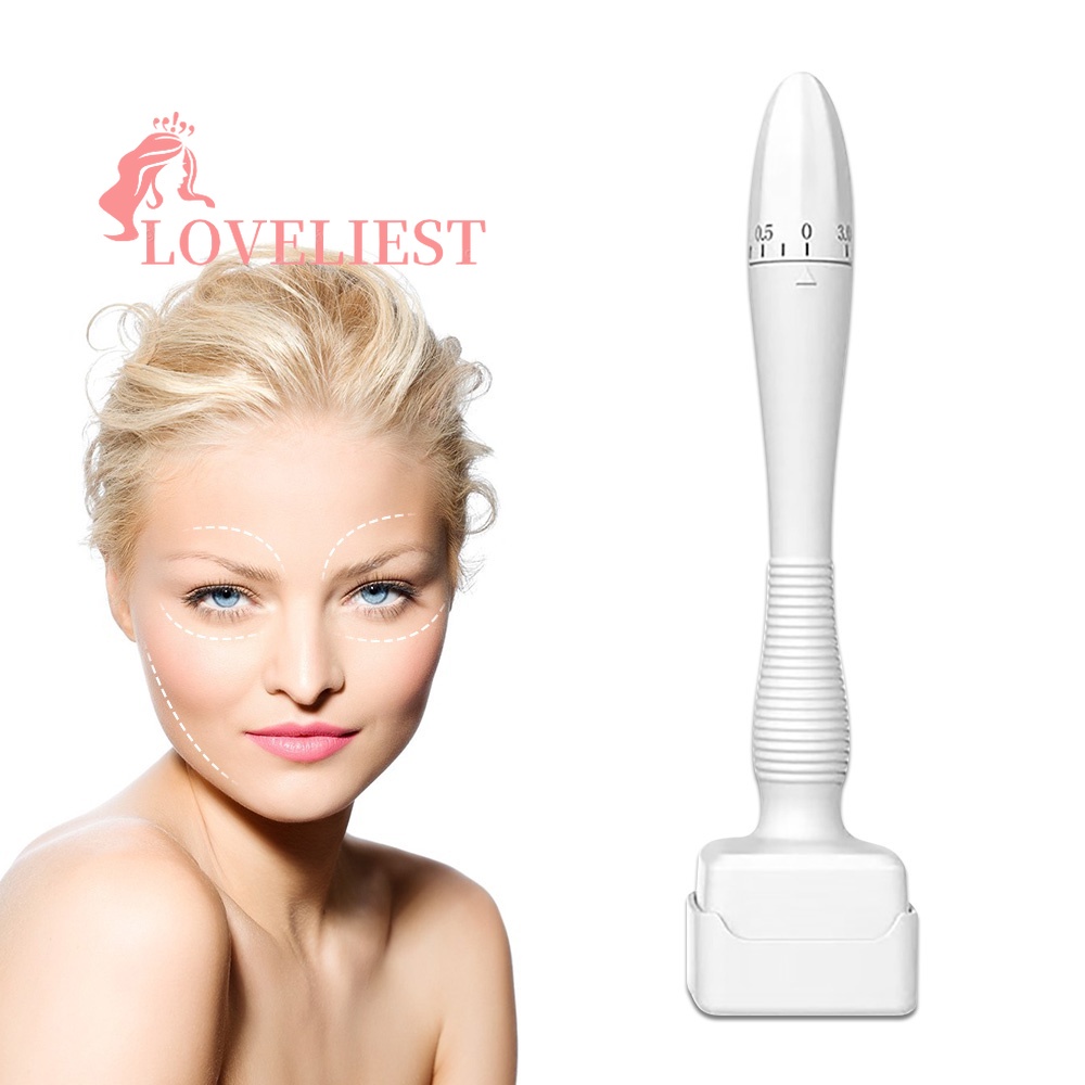 Adjustable 100 Derma Stamp Microneedling Anti Aging Scar Wrinkle 100 ...