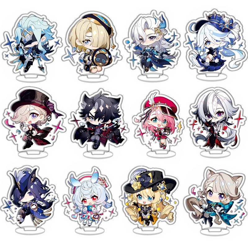 Genshin Impact Furina Neuvillette Lynette Lyney Acrylic stand ...