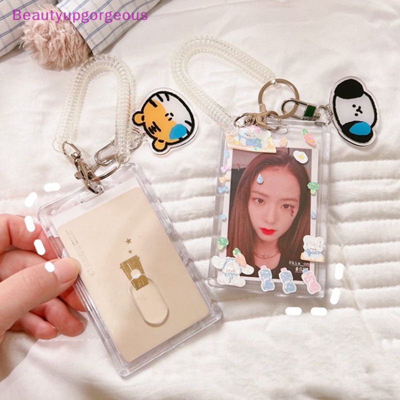 Beautyupgorgeous Kawaii Acrylic Transparent Kpop Photocard Photo ...