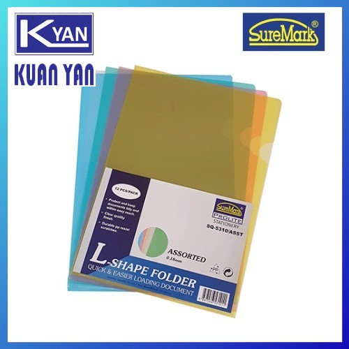 SureMark PP A4 L SHAPE FILE TEBAL E-310 / A4 L SHAPE FOLDER / PP L ...