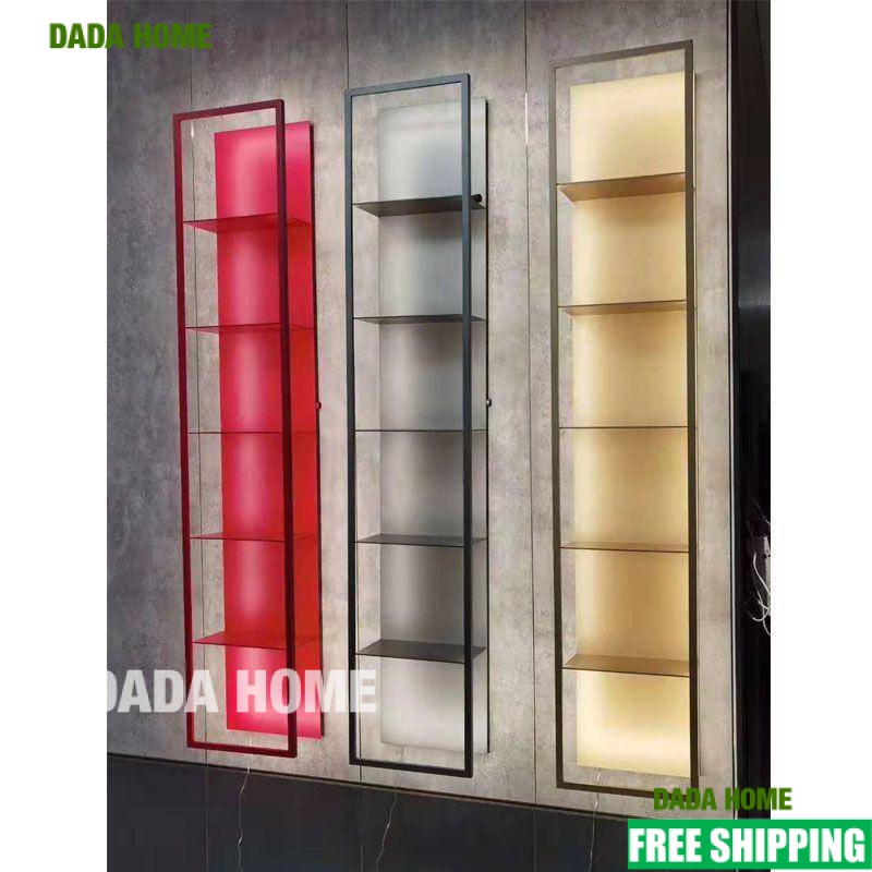 Luminous shelving, living room, multi-layer bookshelf, live broadcast ...